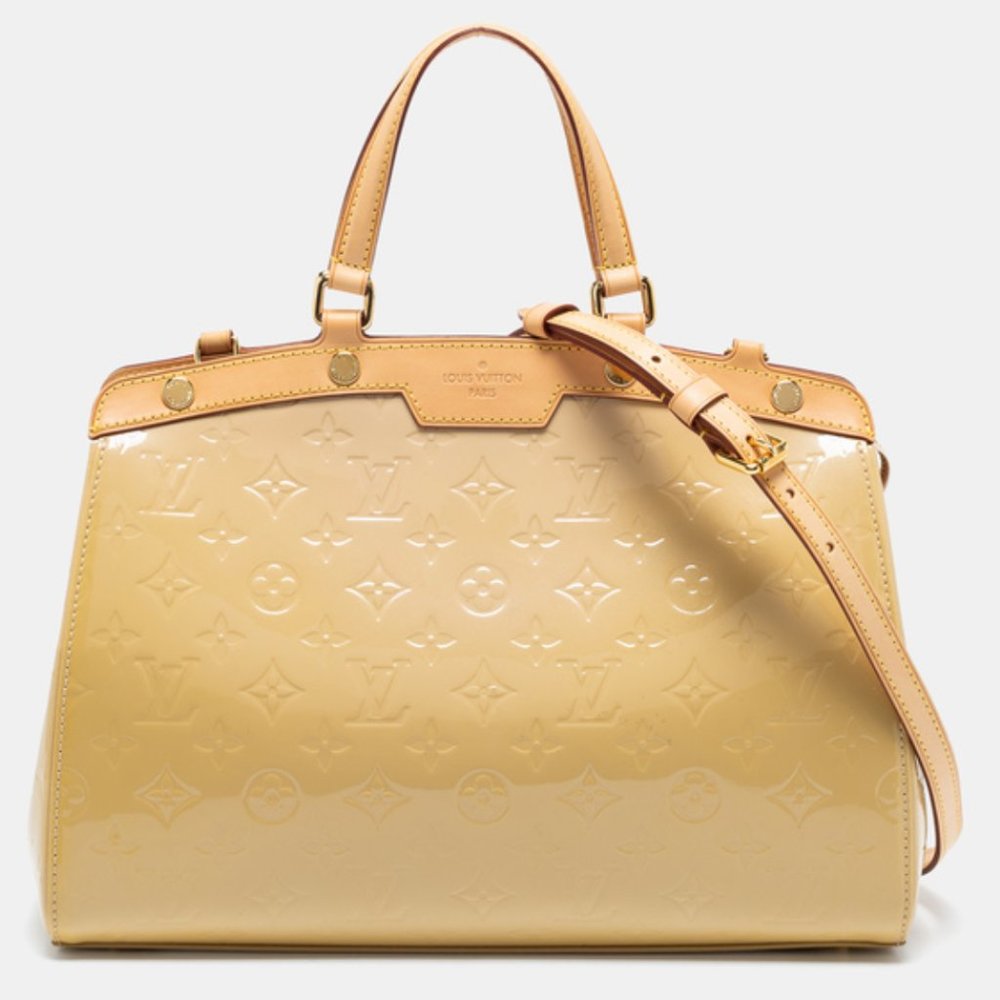 Authentic Louis Vuitton Monogram Vernis Brea Mm - Gem